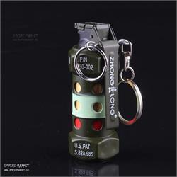 - فندک طرح نارنجک فلش بنگ flash bang grenade lighter